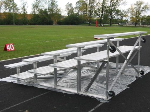5 TIER – Double Step Aluminum Bleachers | Laurentian Athletics ...